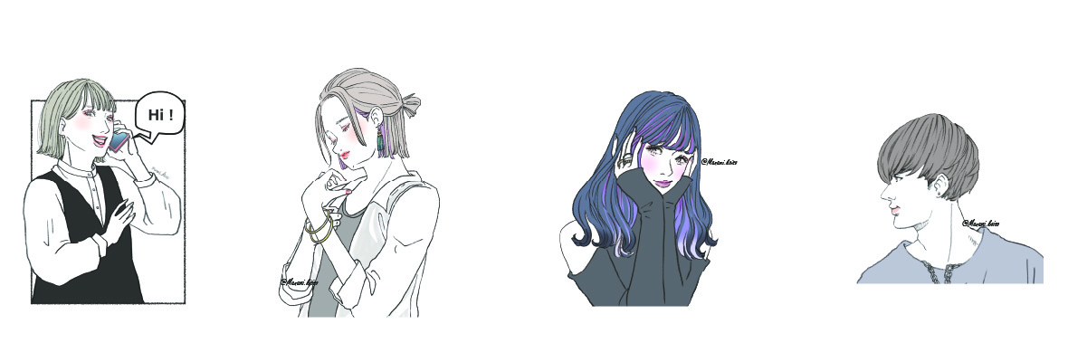 Manami Illust & Design – イラスト&デザインのポートフォリオサイト